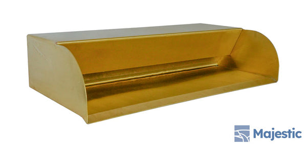 Picard 18" Cascading Pool & Fountain Water Scupper - Brass