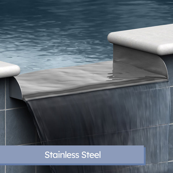 Lombardi 24" Spa-to-Pool/Fountain Spillway - Stainless Steel | Majestic ...