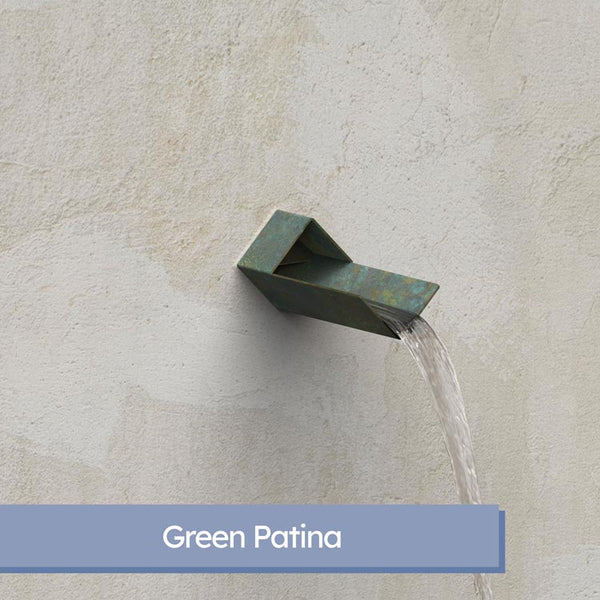 Verona 2" V-Shape Water Spout for Pools & Fountains - Copper