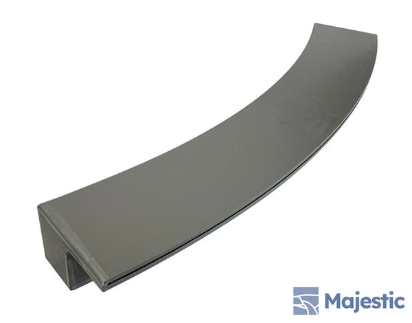 Tomaso 36" Curved Convex Sheer Descent Spillway - Gray ABS Plastic