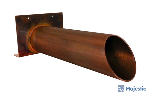Eglin 4" Round Roof Drainage Scupper - Copper