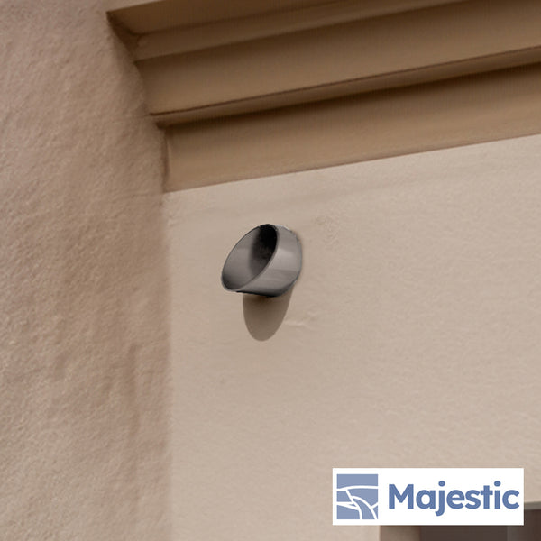 Eglin 4" Round Tube Roof Drainage Scupper - Stainless Steel