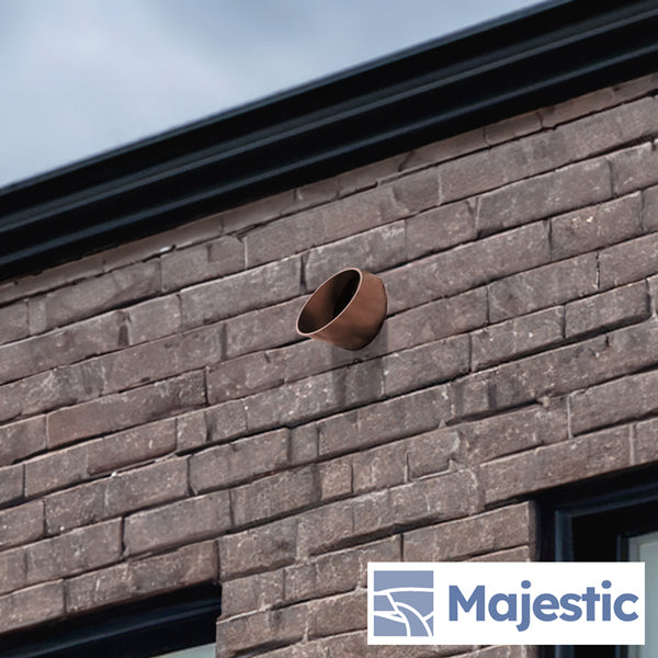 Eglin 4" Round Roof Drainage Scupper - Copper