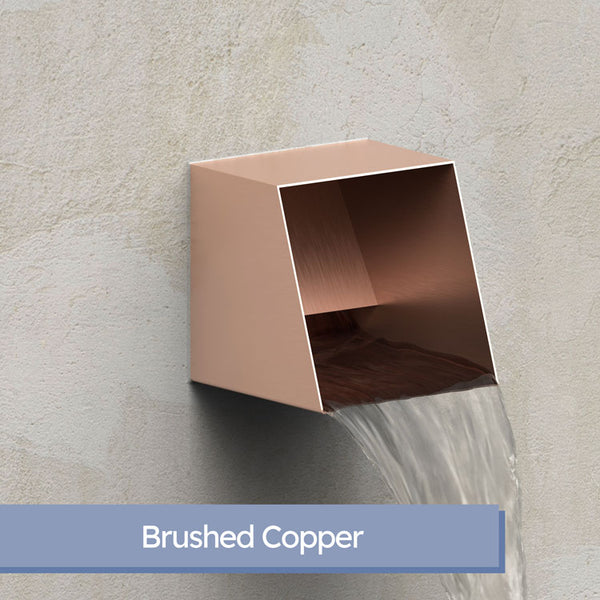 Cecetto 6" Box Square Water Scupper - Copper