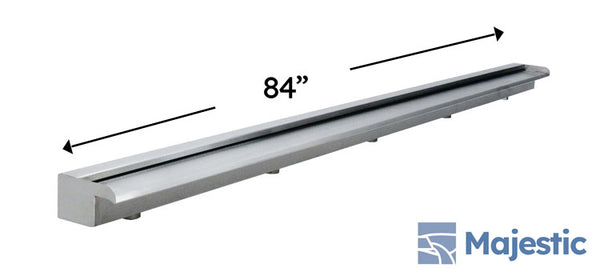 84" Nakano Fountain & Pool Spillway Scupper Weir - Stainless Steel