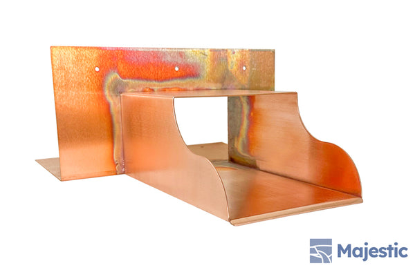 Amati 6" Parapet Roof Drainage Scupper - Copper