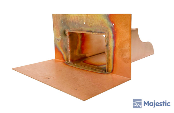 Amati 6" Parapet Roof Drainage Scupper - Copper