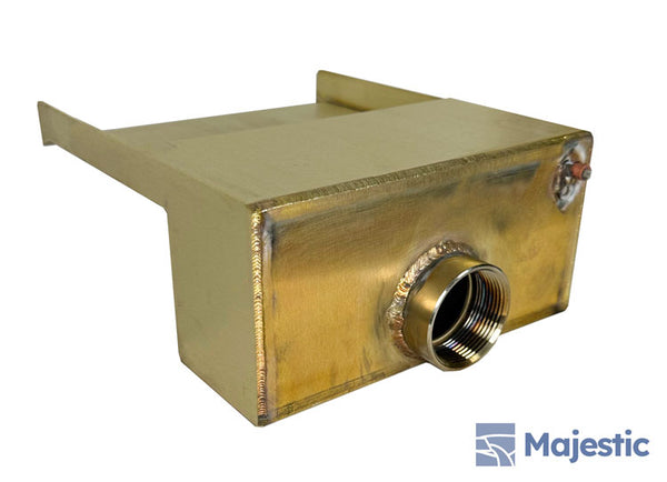 Brass Zanardi 8" Water Feature Waterfall Spillway Scupper