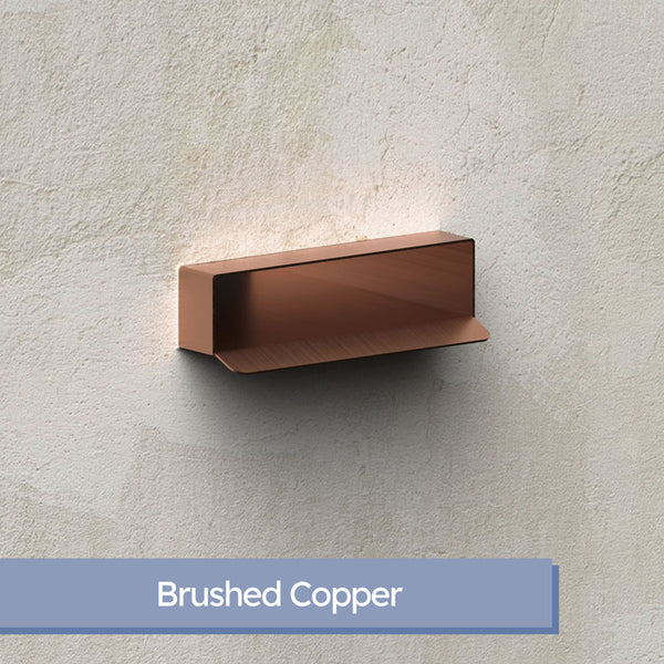 Eaton Overflow 8" Rectangle Parapet Roof Drainage Scupper - Copper