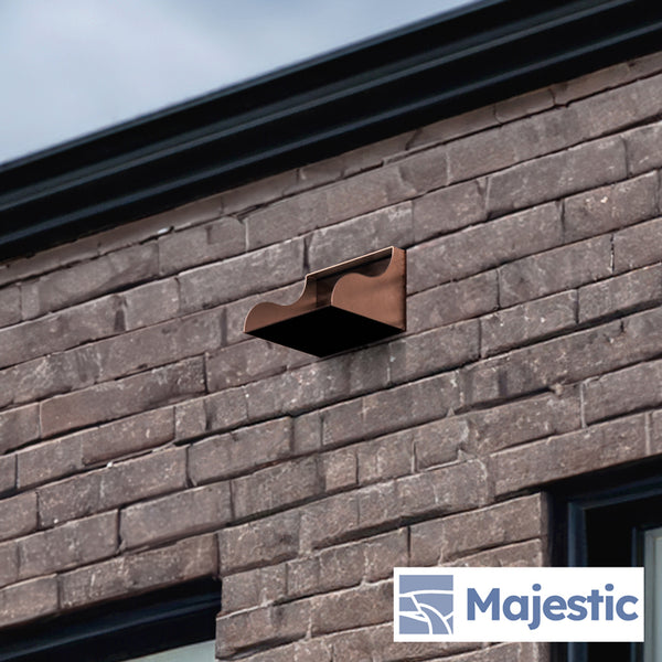 Amati 6" Parapet Roof Drainage Scupper - Copper