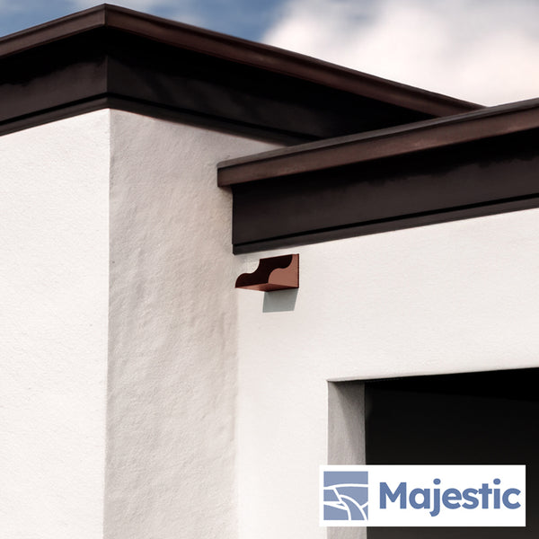 Amati 6" Parapet Roof Drainage Scupper - Copper