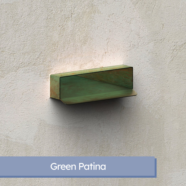 Eaton Overflow 8" Rectangle Parapet Roof Drainage Scupper - Copper