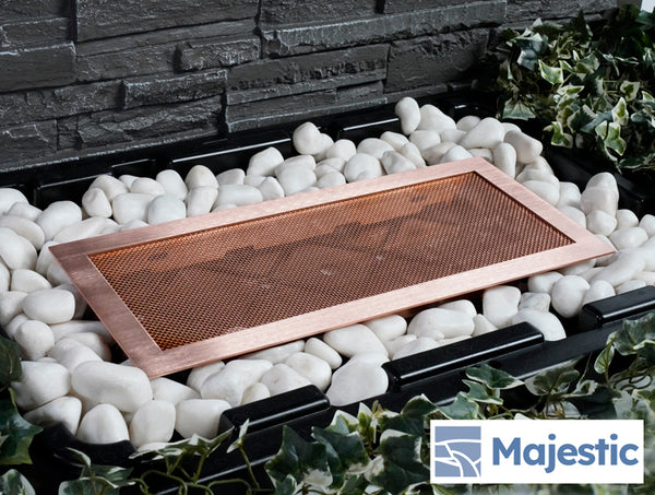 10" x 6" Square Fountain Splash Reduction Screen - Copper