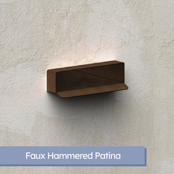 Eaton Overflow 8" Rectangle Parapet Roof Drainage Scupper - Copper