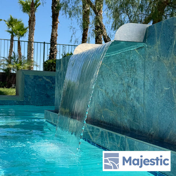 Lombardi 24" Spa-to-Pool/Fountain Spillway - Stainless Steel | Majestic ...