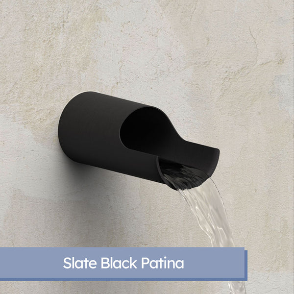 Larini 4" Cannon Water Spout Scupper - Brushed Copper