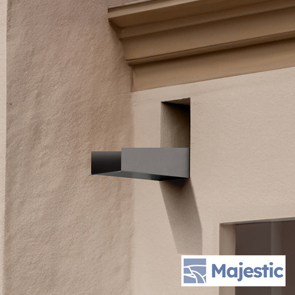 Rossi 6" Open Top Flat Roof Drainage Scupper - Stainless Steel