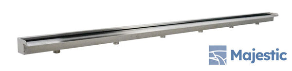 Nakano 96" Fountain & Pool Spillway Scupper Weir - Stainless Steel