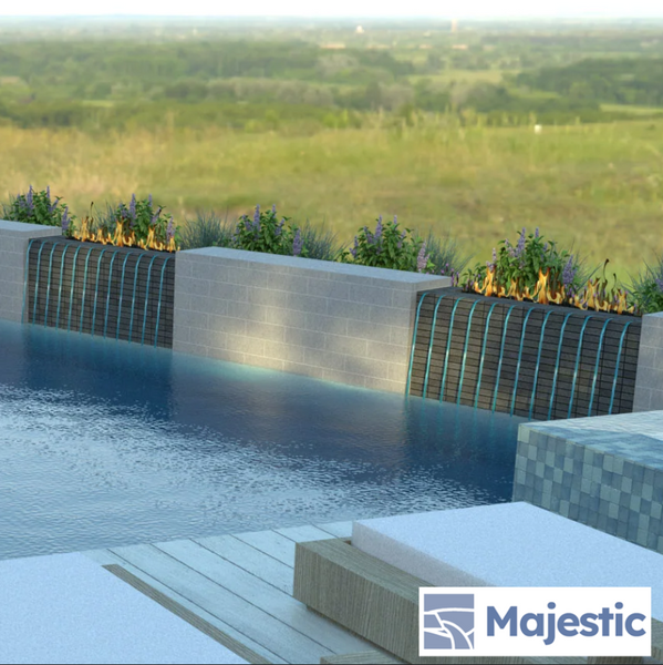 Delta 48" Stream Effect Spillway - Stainless Steel