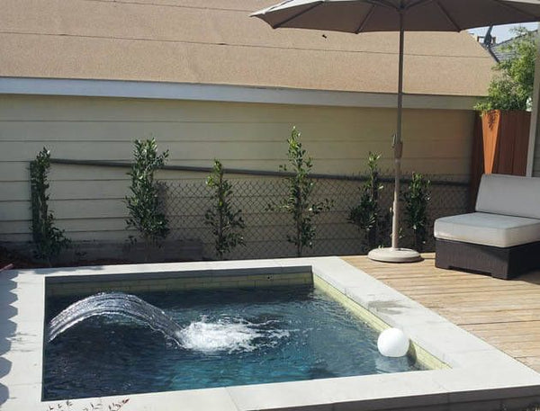 Tomaso 18" Arched Under Deck Coping Pool Waterfall Spillway