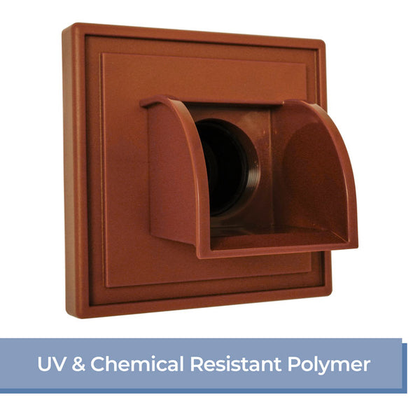 Marcello Square Water Feature Spout - Rustic Copper