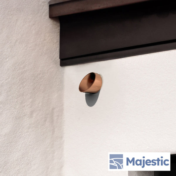 Eglin 4" Round Roof Drainage Scupper - Copper