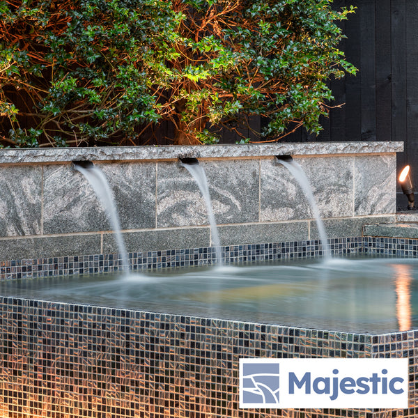 Mosegi 4" Rectangular Water Spout Scupper - Stainless Steel