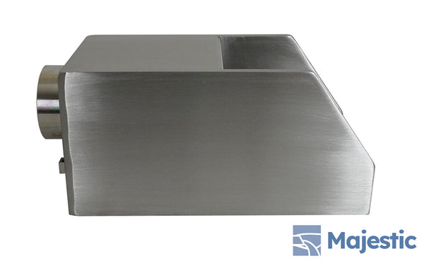 Keon 4" Square Water Fountain Scupper Spout for Pools - Stainless Steel