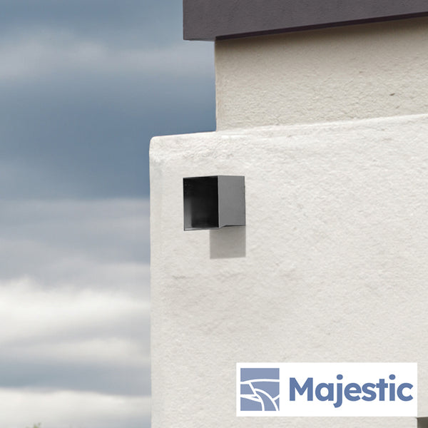 Nelson 4" Box Roof Drainage Scupper - Stainless Steel