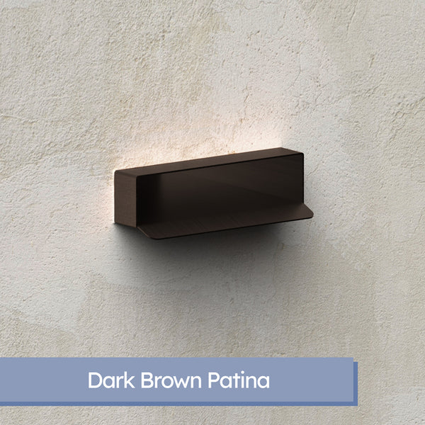 Eaton Overflow 8" Rectangle Parapet Roof Drainage Scupper - Copper