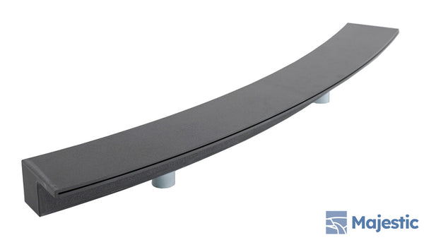 48" Curved Convex Sheer Descent Waterfall For Pools & Fountains - Gray