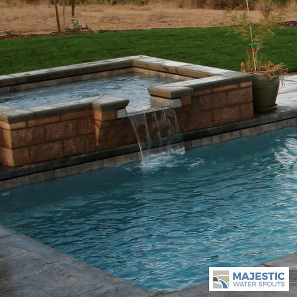 Lombardi 18" Spa-To-Pool/Fountain Spillway - Copper