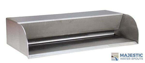 Picard 18" Cascading Scupper for Pools & Fountains - Stainless Steel