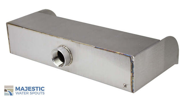 Picard 18" Cascading Scupper for Pools & Fountains - Stainless Steel