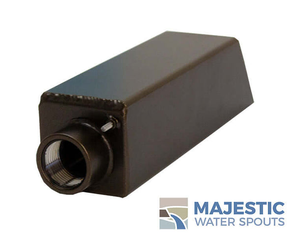 Ericsson 2" Square Water Fountain Spout for Fountains & Pools - Cocoa ...