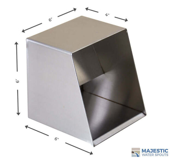 Diego 6" Roof Drainage Scupper for Commercial Buildings & Homes ...