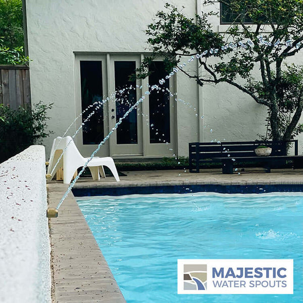 Marco Pencil & Deck Jet for Pools, Spas and Fountains - Brass