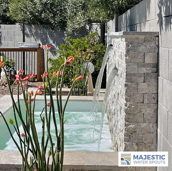 Nakano 12” Waterfall Spillway - Stainless Steel (Recommended)