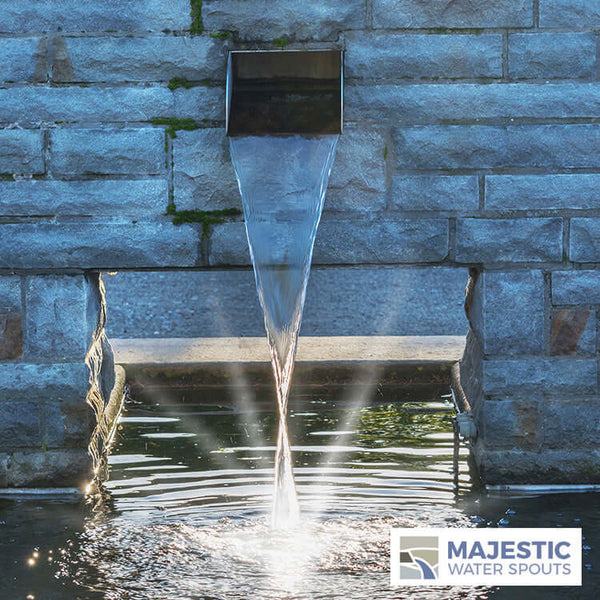 Picard 8" Cascading Step Water Scupper For Pool/Fountain - Stainless ...