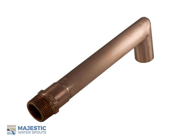 Villeneuve 1" Pipe Copper Water Spout $139.95 | Majestic Water Spouts
