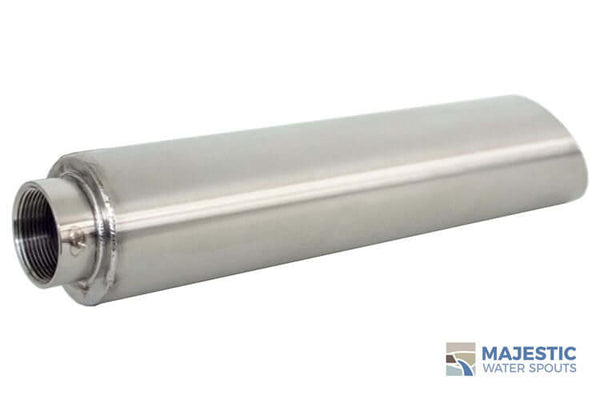 3" Keegan Pool & Fountain Cannon Water Spout Scupper - Stainless Steel